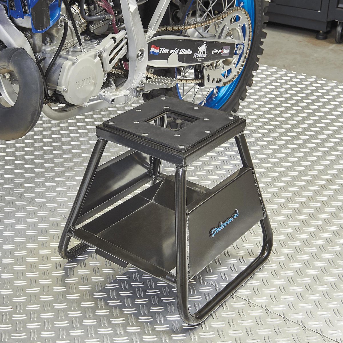 Motorstandaard crossmotor lift trapbok MX-stand zwart | bol.com