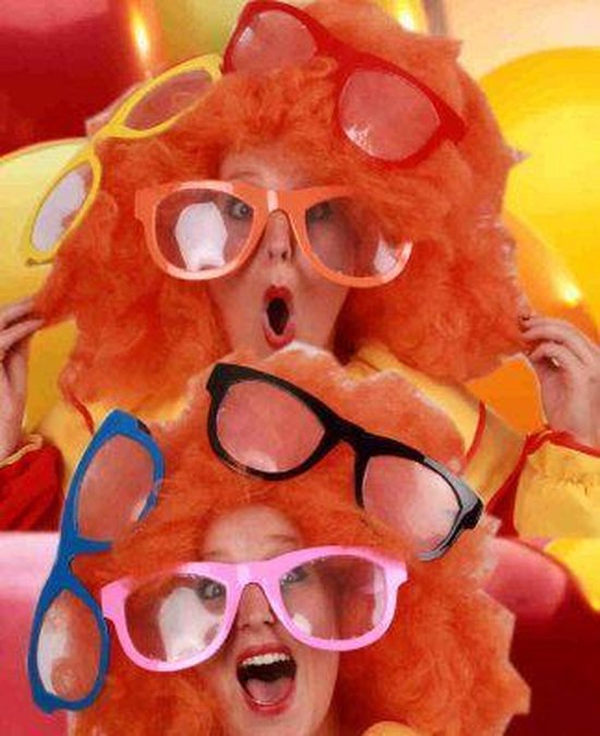 Maxi bril met transparant glas per stuk | bol