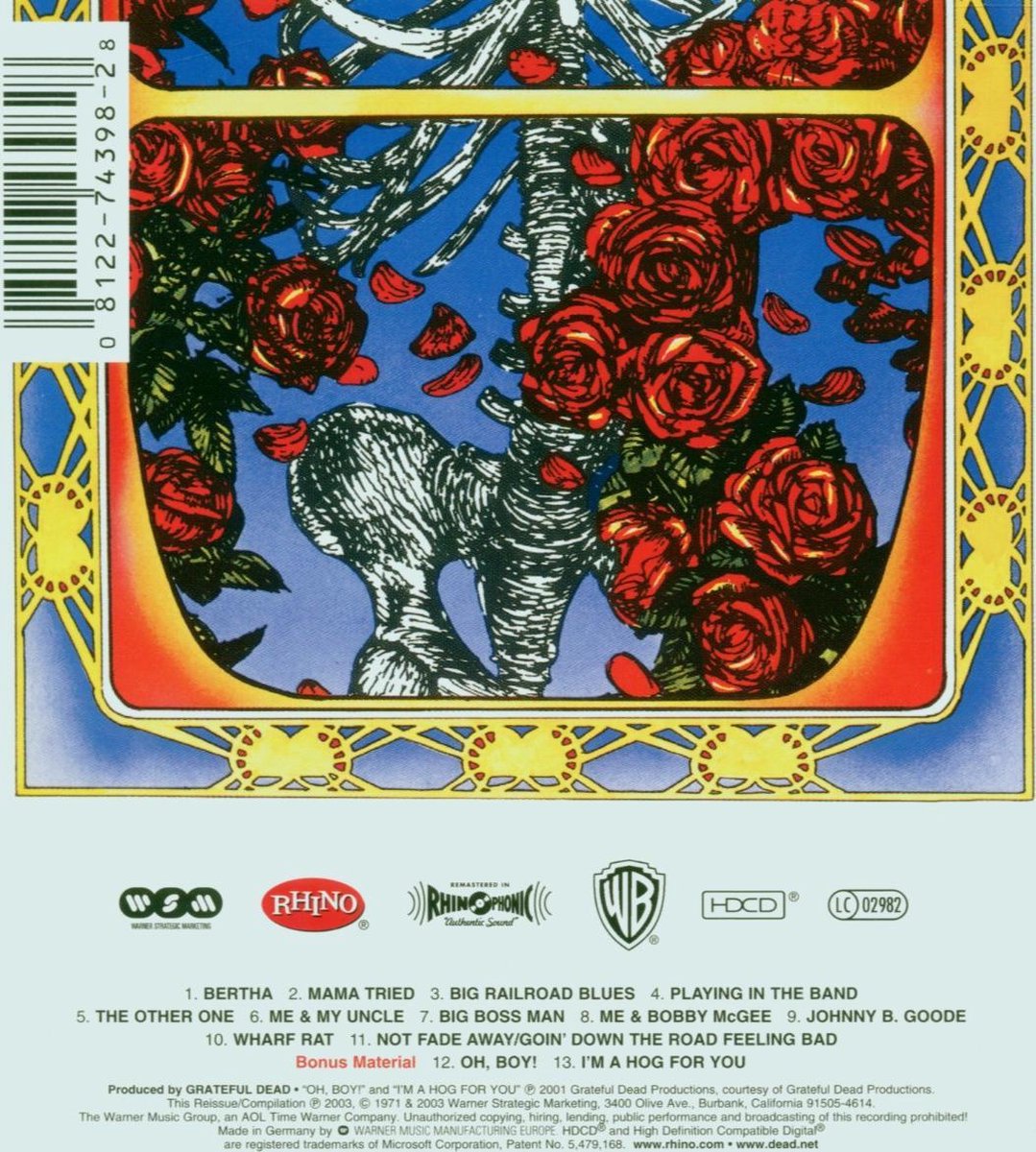 Grateful Dead (Skull & Roses), Grateful Dead | CD (album) | Muziek ...