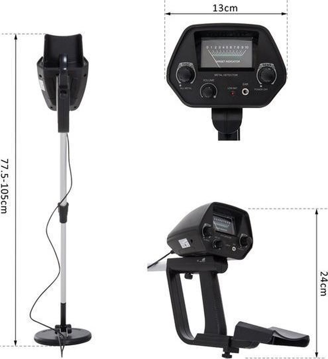Professionele Metaaldetector - Metaal Detector Kind/Volwassenen ...
