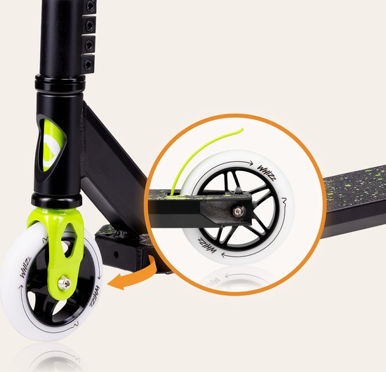 Lionelo Whizz Step - 110mm - Scooter voor Jongens & Meisjes - Tot 100KG ...