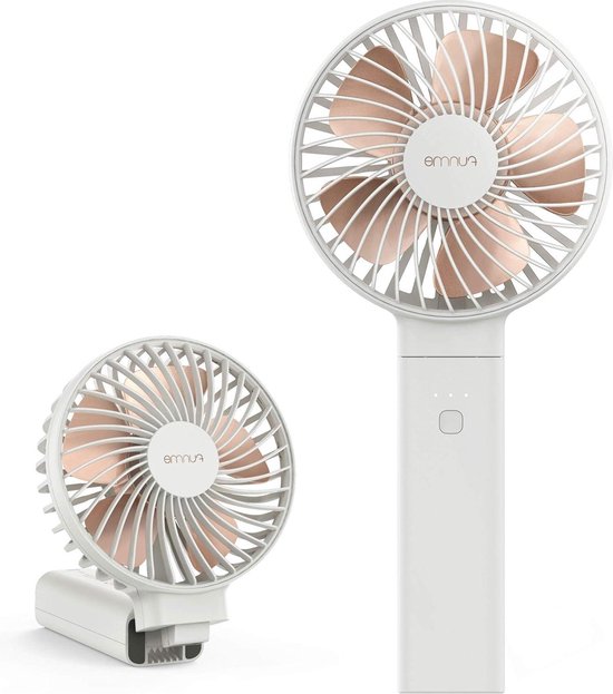 Rechargeable Silent Portable Fan 5000mAH 20 Hours USB - Powerful ...