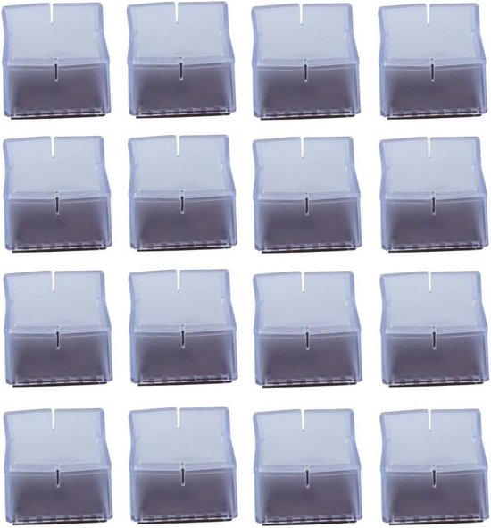 16Pcs Silicone Chair Leg Floor Protectors - Furniture Feet Caps Covers ...