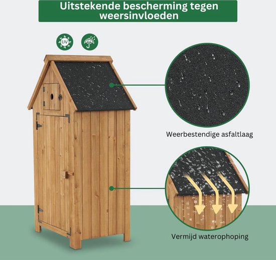 Tuinkast Hout - Tuinkist - Tuinkasten voor Buiten - Tuinberging ...