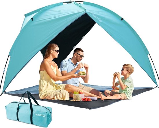 Strandtent met uv-bescherming voor 2-3 personen - UPF80 ...