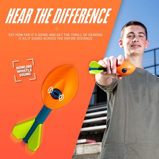 NERF SPORT -Pocket Vortex Aero Howler Orange | bol