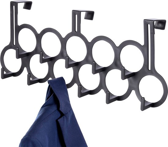 Deurhaak Zwart 48 cm - Ophanghaak - Deurhanger - Deurkapstok | bol