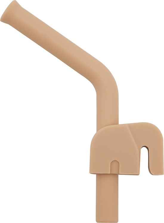 Dutsi - Siliconen Rietje met Rietjeshouderclip - Olifant Design ...