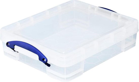 Opbergdoos 12 liter transparant - Really Use Box 11C Opbergbox ...