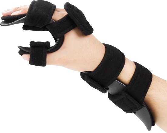 REAQER Slag Hand Brace - Zachte Rustende Hand Spalk - Ondersteuning ...