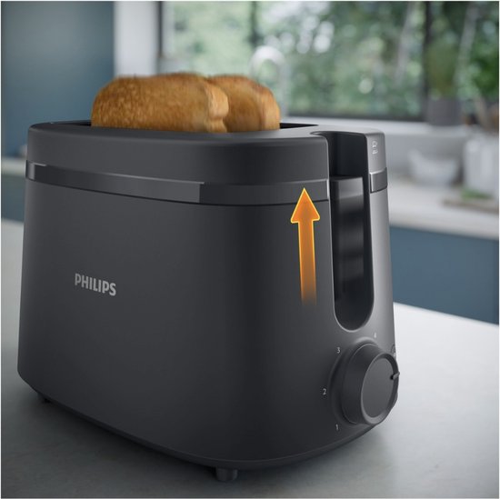 Philips broodrooster - 650 watt - Kunststof - Zwart - Bestseller | bol