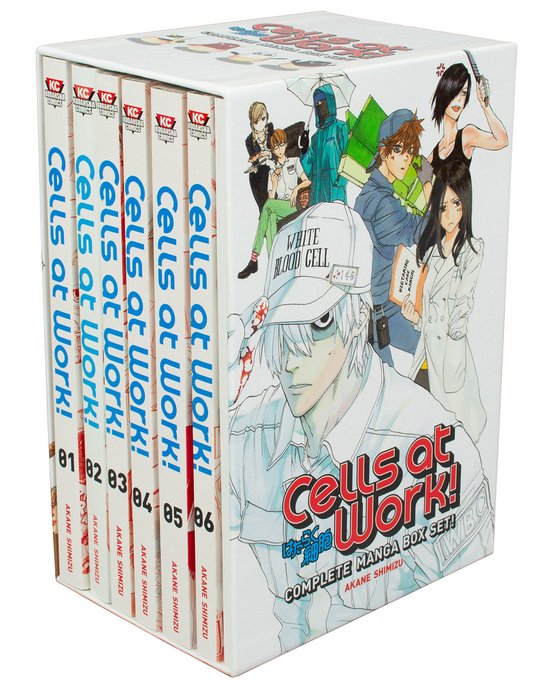 Cells at Work! Manga Box Set!- Cells at Work! Complete Manga Box Set ...