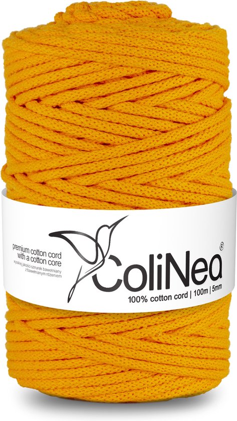 ColiNea - Touw - katoenen - koord - Katoenkoord - macramé - 5 mm x 100 ...