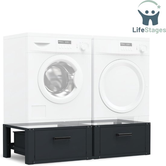 LifeStages - Wasmachine Verhoger met Lade - Wasmachine Sokkel ...