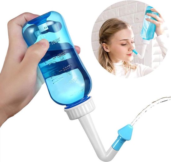 Neusdouche- Sinus Spoeling - Neti Pot - Fles 300 ml - Volwassenen ...