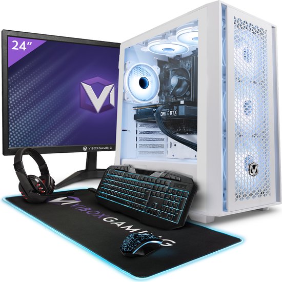 Vibox III-30 Game PC - 23" Scherm Pakket - 8-Core Intel i7 9700KF ...