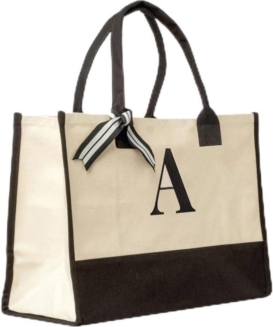 Gepersonaliseerde canvas tas l cadeau-idee l met robuuste bodem olie ...