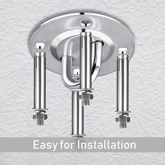 Muuranker Plafondhaak hangstoel - belastbaarheid tot 450 kg - roestvrij ...