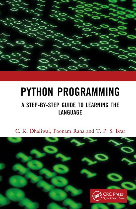 Python Programming | 9781032646558 | Poonam Rana | Boeken | bol