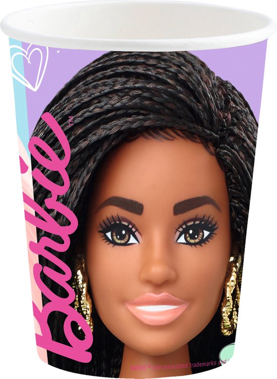 RIETHMULLER - 8 kartonnen bekers Barbie Sweet Life 250 ml | bol