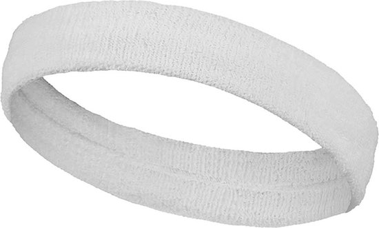 Witte hoofdband - Hoofd Zweetband -EK | bol