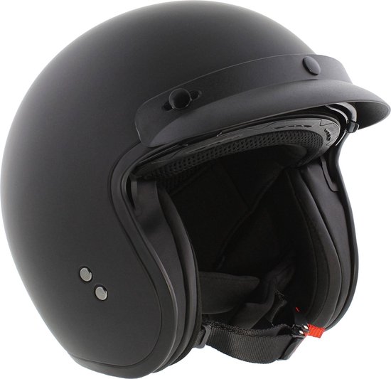 Vito Jet helm Le Mans Special mat zwart L - Brommerhelm Motorhelm | bol