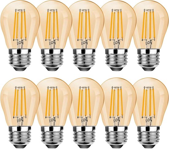 Dimbare LED-lamp 4W G45 2700K warm wit vervanging voor 35W-lampen - 10 ...