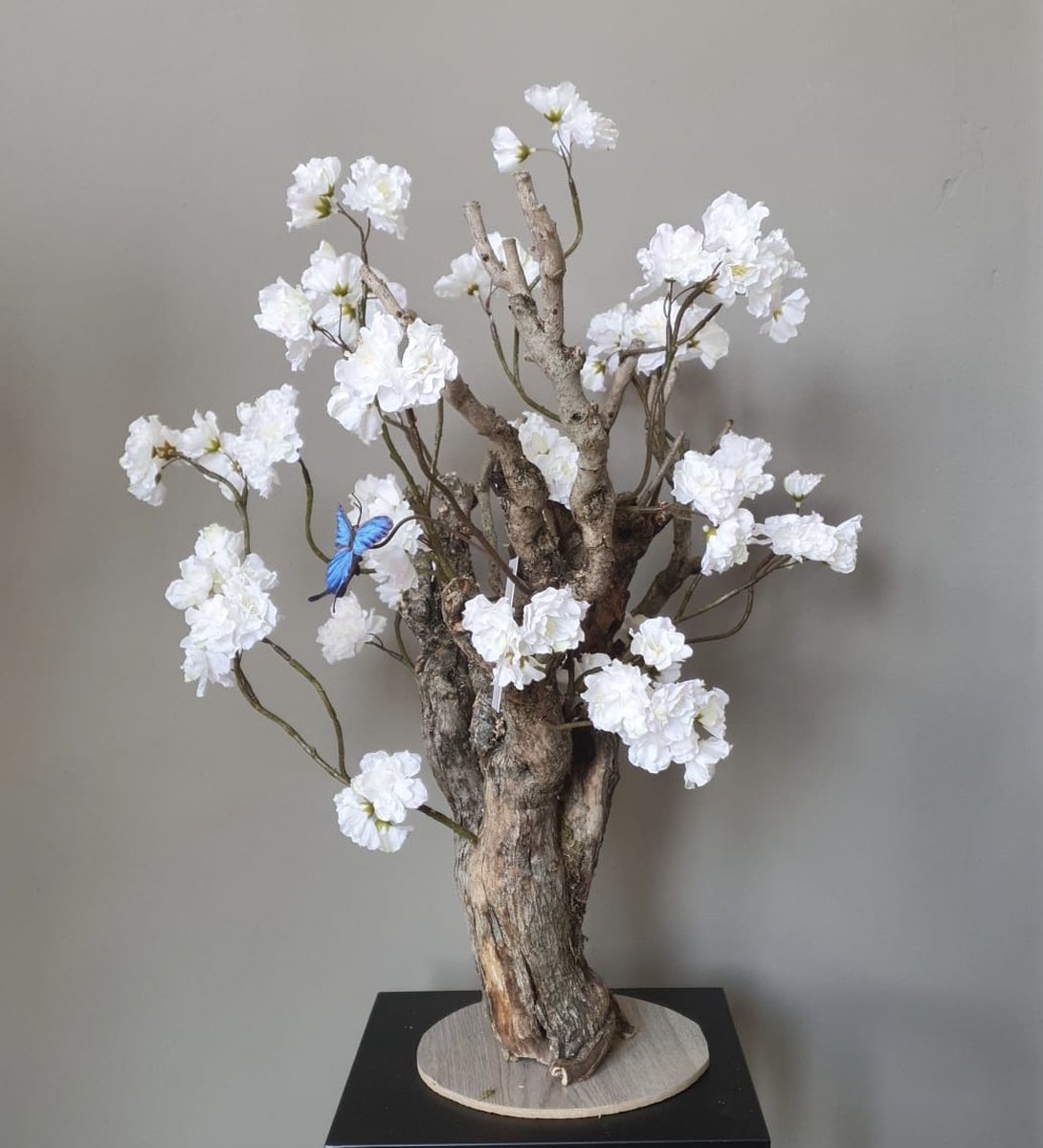 Seta Fiori - Bonsai Kersen Bloesem - Kunstplant - 55cm - Wit ...