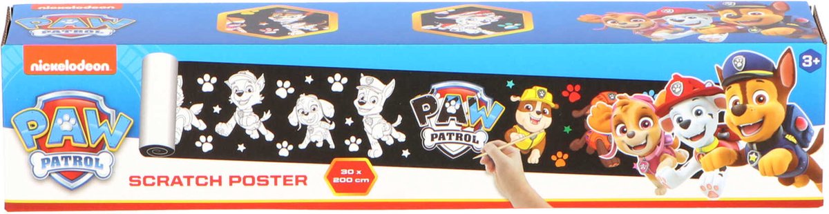 Paw Patrol Scratch Poster | bol