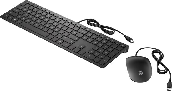 HP Pavilion USB toetsenbord en muis 400 QWERTY | bol.com
