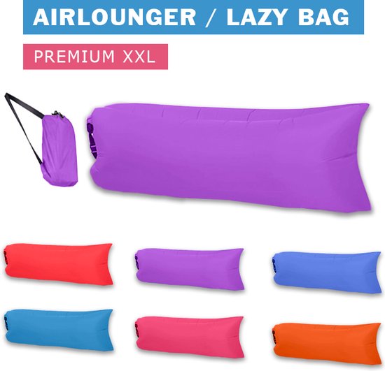 Premium Air Lounger - Luchtzak - Ligzak - Opblaasbare Zitzak - Lucht ...