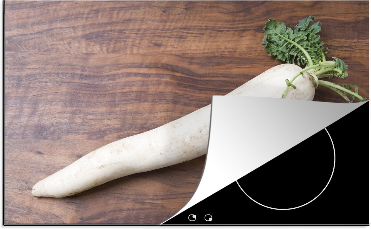 Inductie beschermer - Inductie Mat - Een grote witte rammenas op een ...