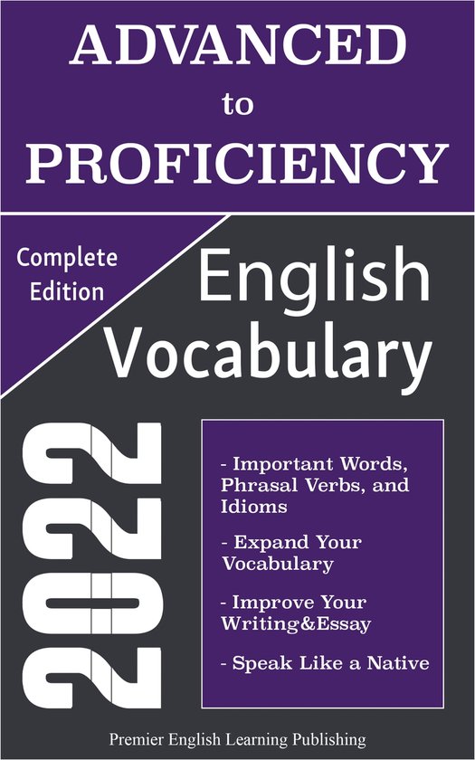 English Advanced to Proficiency Vocabulary 2022 Complete Edition (ebook ...