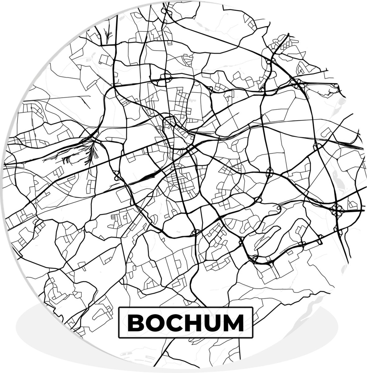 Wall Circle - Wall Circle Indoor - Map - Bochum - Map - City Map ...
