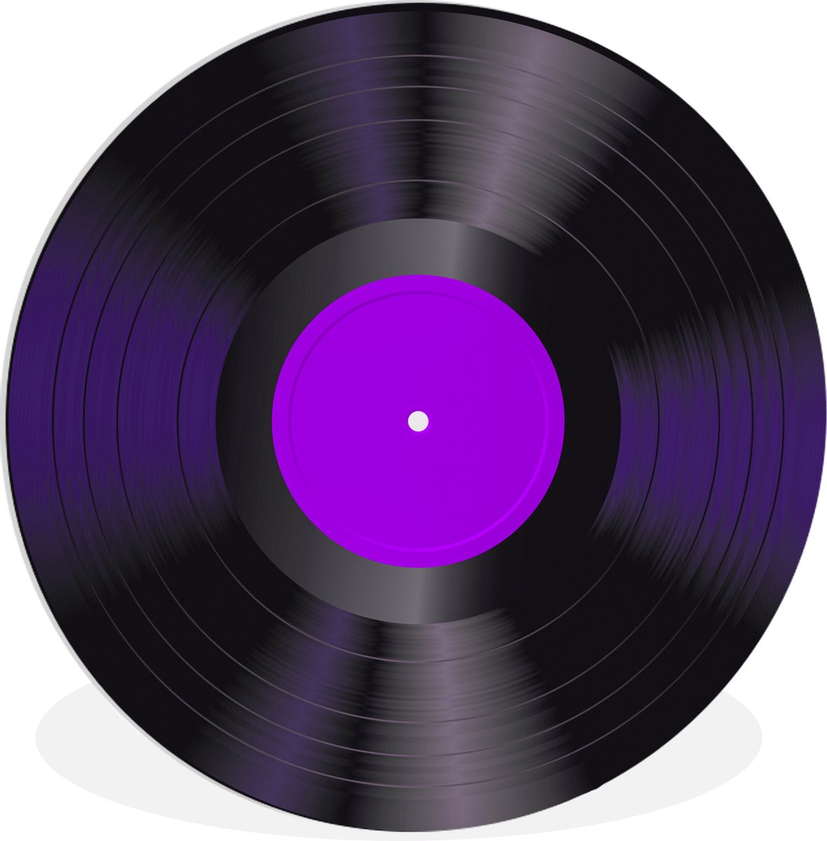 Wall Circle - Indoor Wall Circle - Disques - Violet - Vinyl - Rétro ...
