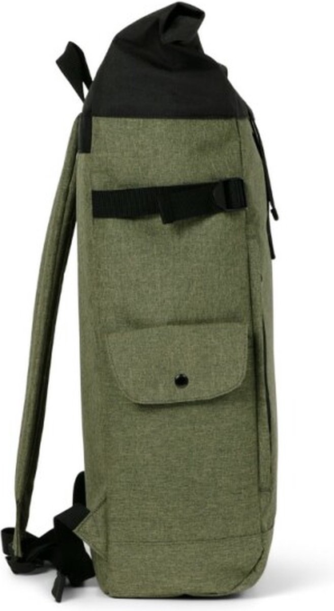 Nörlander - Norländer BCKPCK Roltoprugzak 16L - Met laptopvak - Groen ...