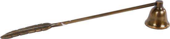 Kaarsendover 'Feather'Oud Goud | Kaarsendover | 20cm | Kaarsendover ...