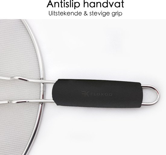 Anti Spatdeksel - RVS - Diameter 29 cm - Antispatdeksel voor pannen - Pannendeksel -... | bol