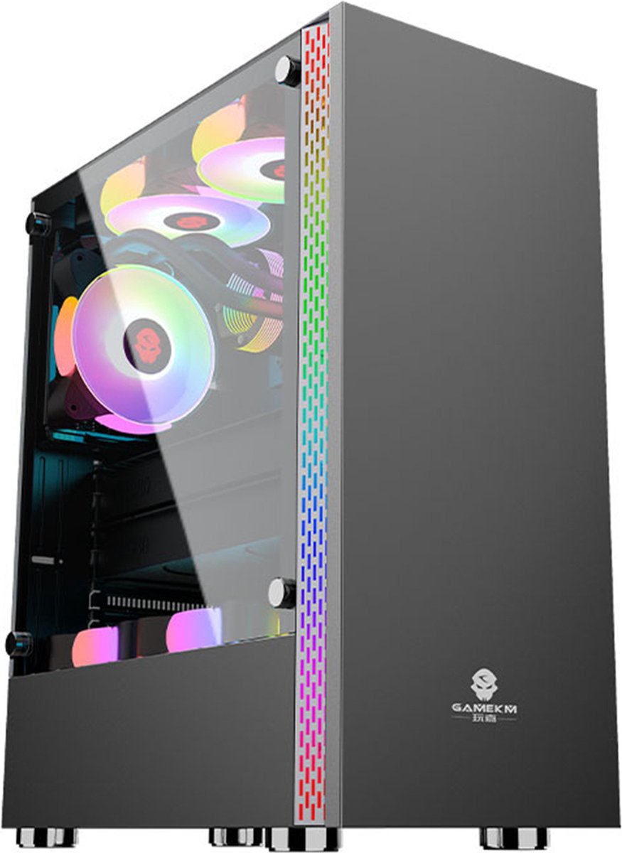 GAMEKM - PC behuizing - Quadratic Element Desktop Computer Case - USB3 ...