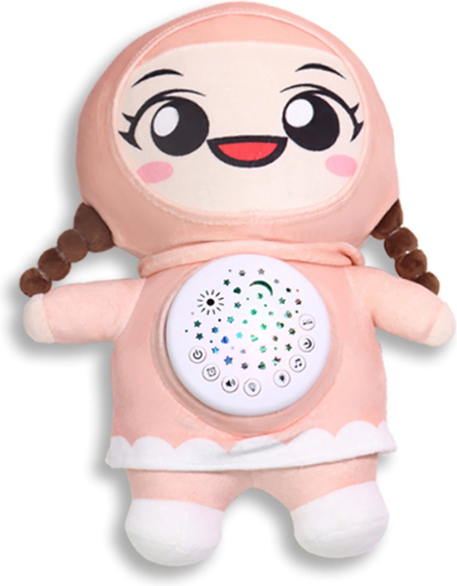Moslim pop met speaker en licht. Interactieve knuffel pop met ...