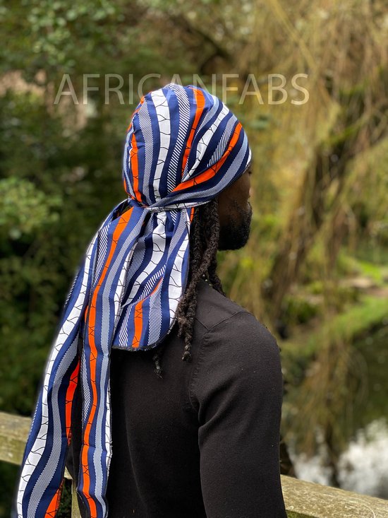 Durag / Du-rag / Do-rag / Bandana - Unisex - Oranje - Waves | bol