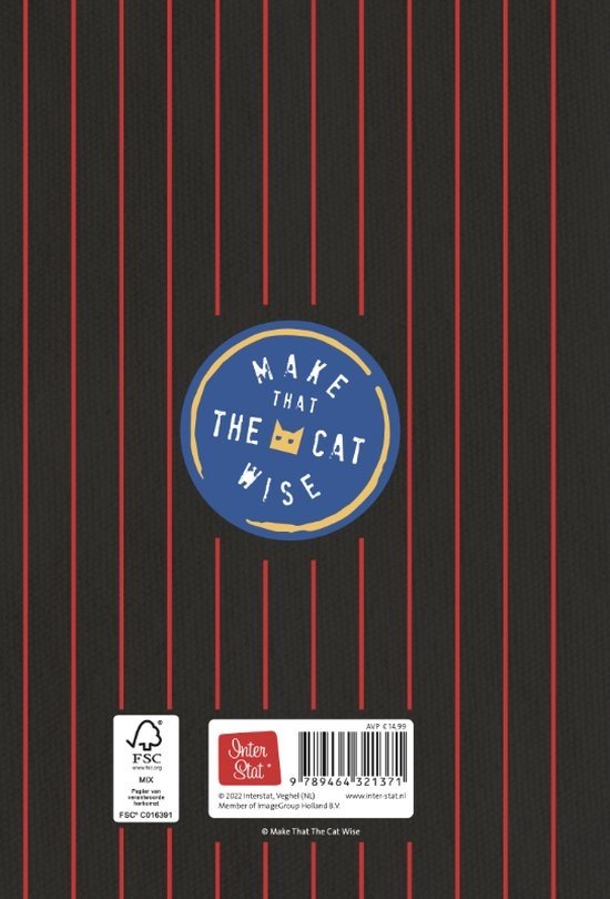 Make that the cat Wise - Schoolagenda 2022-2023, Interstat | 9789464321371 | Boeken | bol
