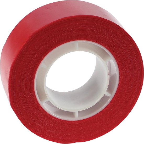 Plakband Apli Rood 8 Stuks 19 mm x 33 m | bol