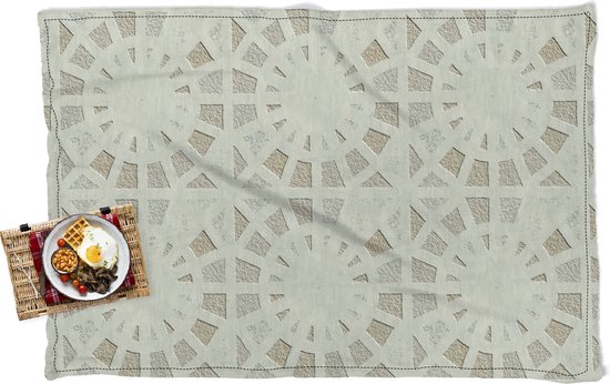 Waterdicht Picknickkleed - Geschikt als Strandlaken / Strandmat - Gips ...