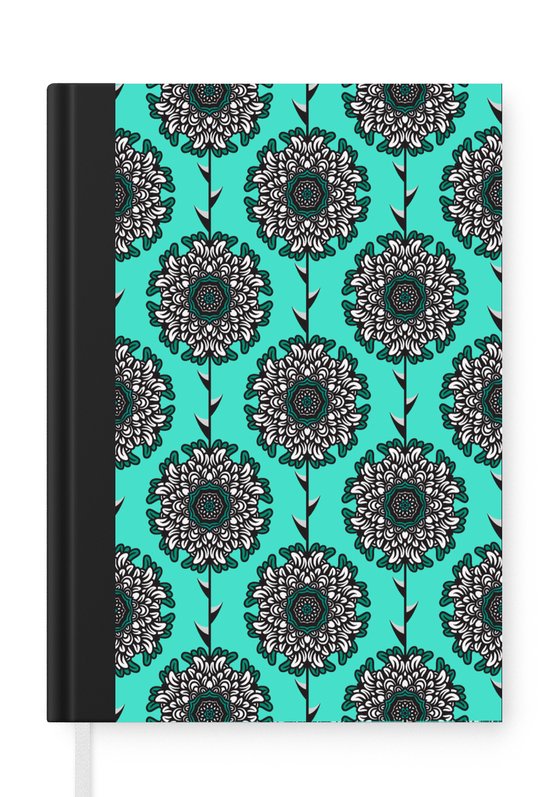 Carnet - Carnet d'écriture - Design - Pivoine - Turquoise - Carnet ...