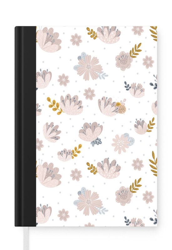 Carnet - Carnet d'écriture - Design - Fleurs - Feuilles - Carnet ...