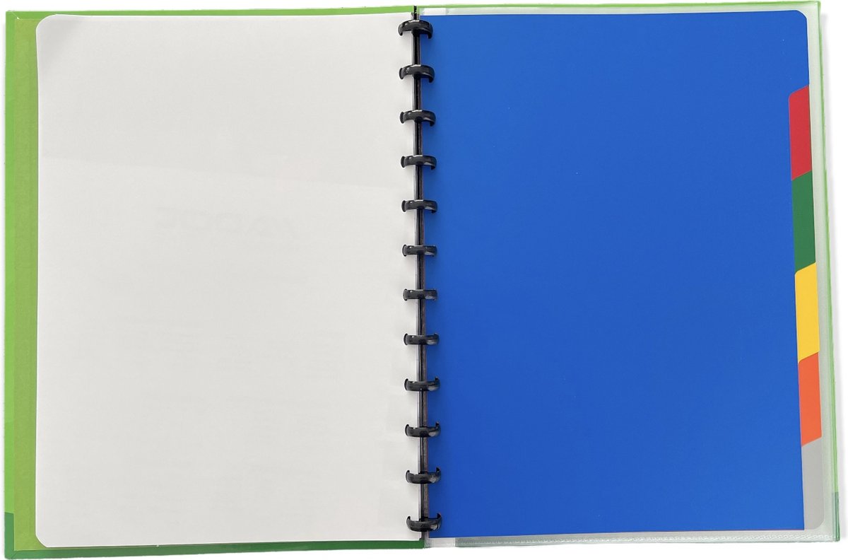Adoc Hardcover Schrift/Notebook A4 met Tabbladen en Insteekhoezen ...