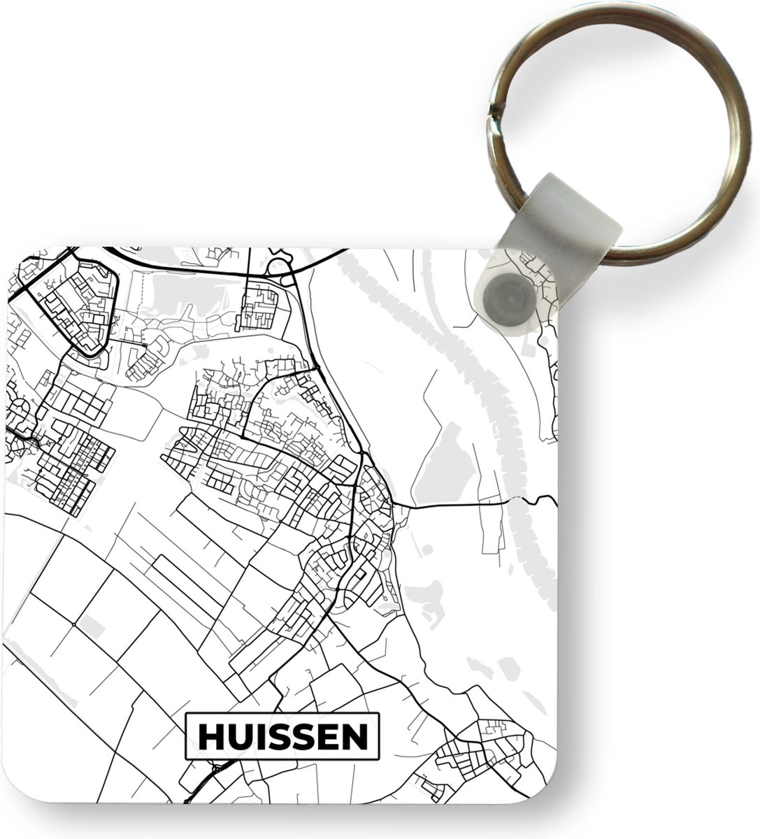 Sleutelhanger - Uitdeelcadeautjes - Huissen - Plattegrond - Kaart ...