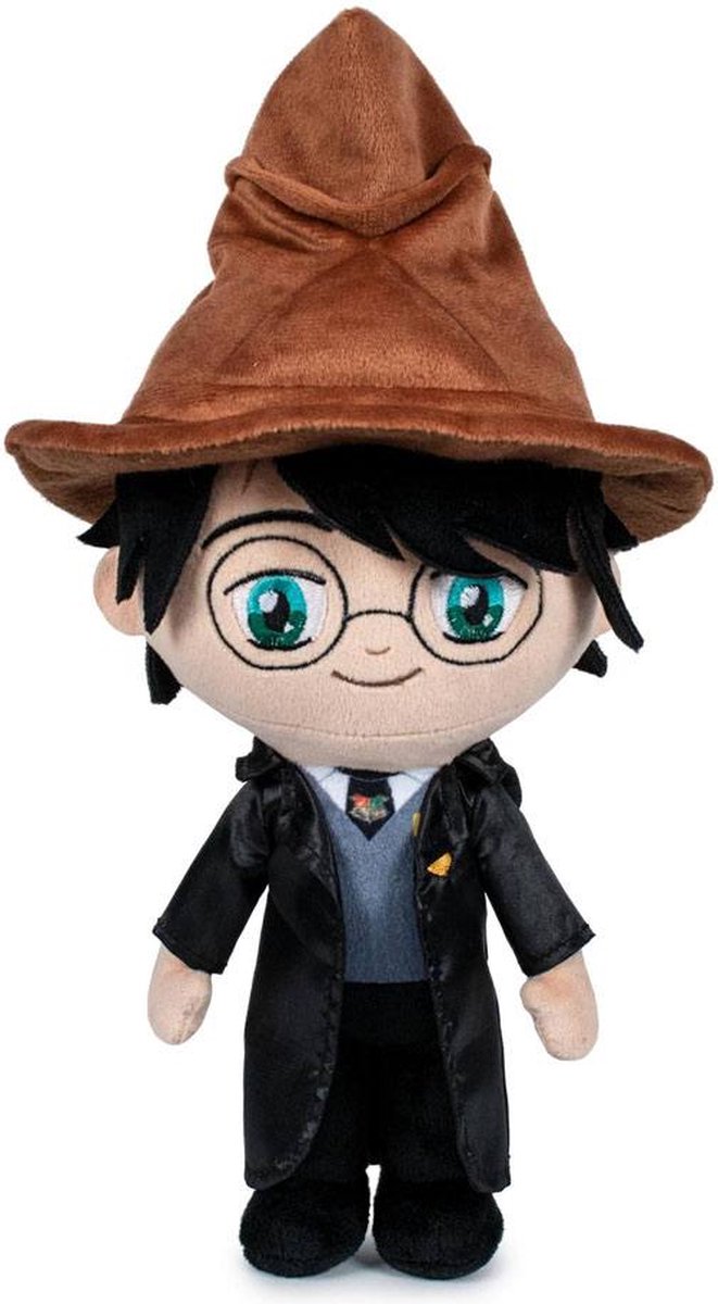 Harry with Sorting Hat Soft Plush 29cm - Harry Potter | bol