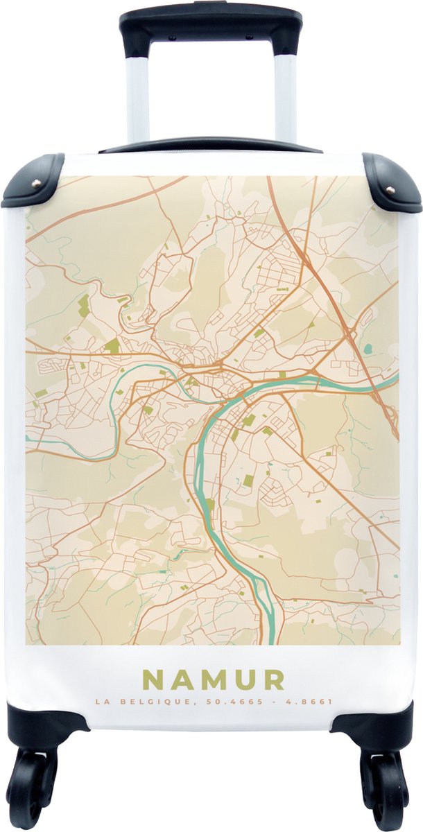 Valise - Plan de ville - Carte - Plan - Namur - Vintage - 35x55x20 cm ...